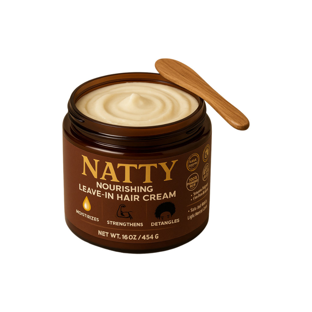 NATTY Leave-In Hair Cream – Moisture & Definition for Natural Hair ...